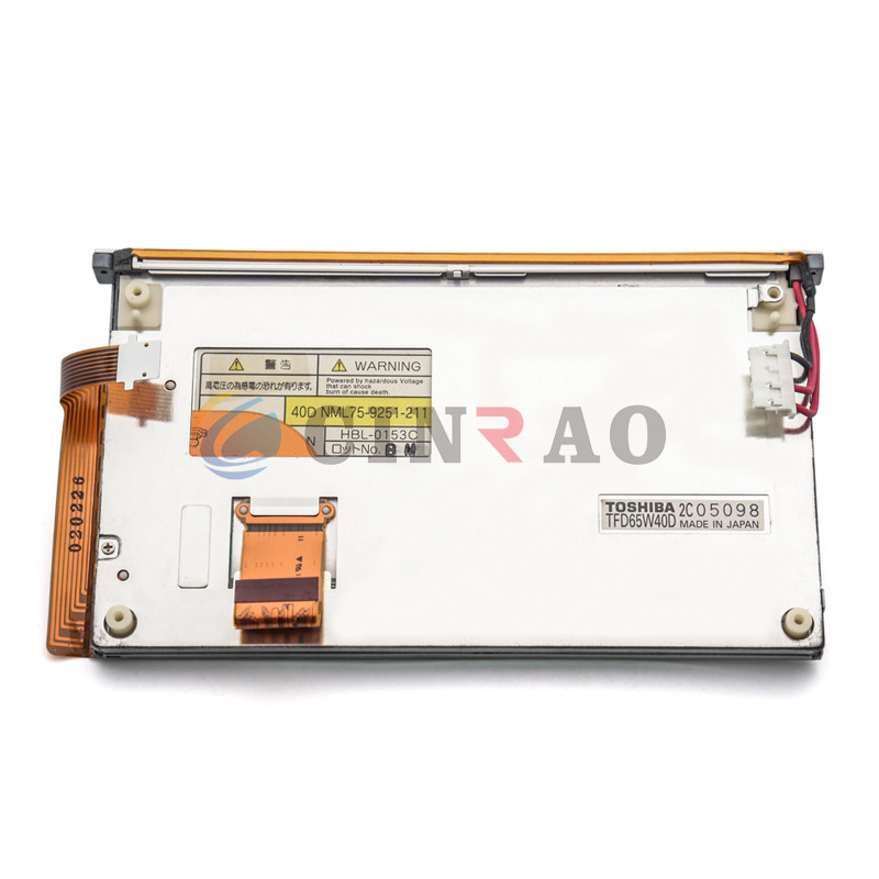 6.5 INCH Toshiba TFD65W40D TFT LCD Screen Display Panel For Car GPS ...